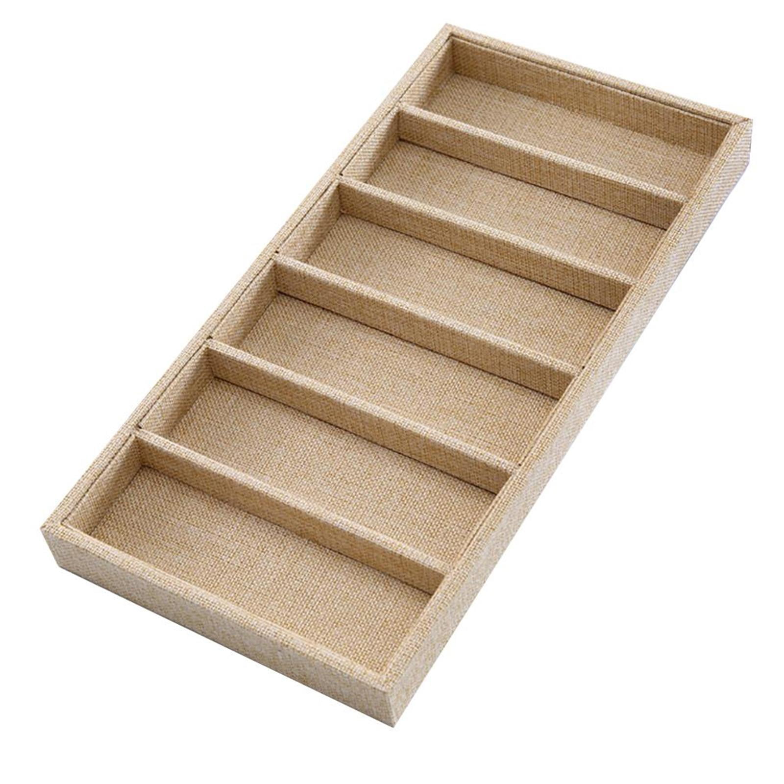 Glasses Organizer Tray Stackable 6 Grid Glasses Holder Organizer ...