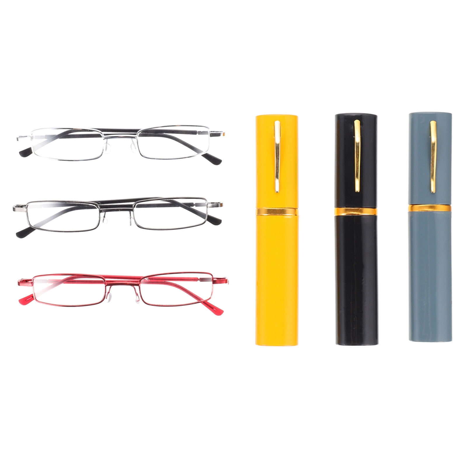 Glasses Reading Computer Bifocal Men Spring Readers Pocket Slim Eyeglasses Frame Clip Old Reader