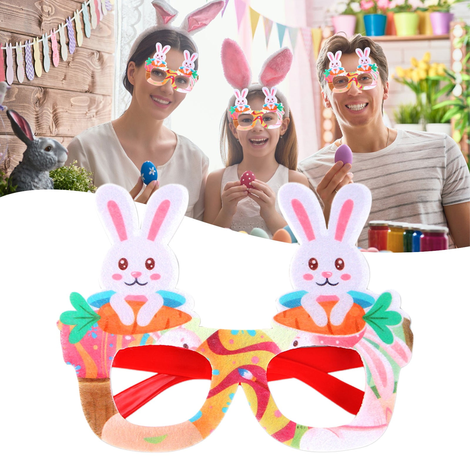 Glasses Seasonal Sales, Easter Egg Bunny Glasses Holiday Party ...
