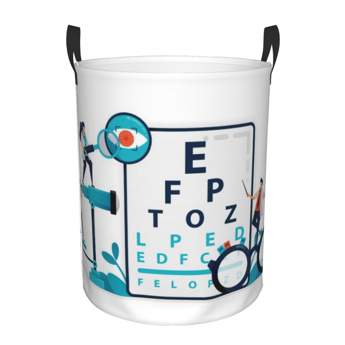 Glasses Snellen Chart Laundry Basket Collapsible Optometrist Eye Test ...