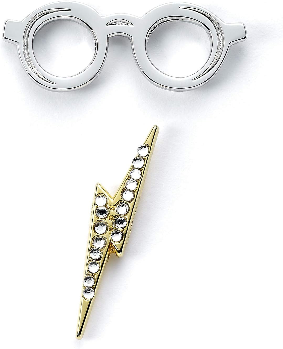 Glasses & Lightning Bolt Pin Badge - Walmart.com