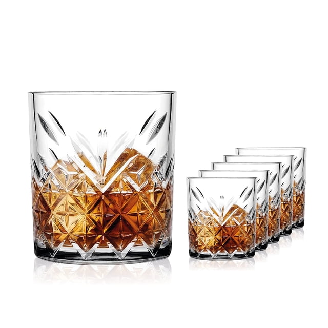 Glasses set 3 pieces 340ml - Small drinking glasses - Timeless water ...