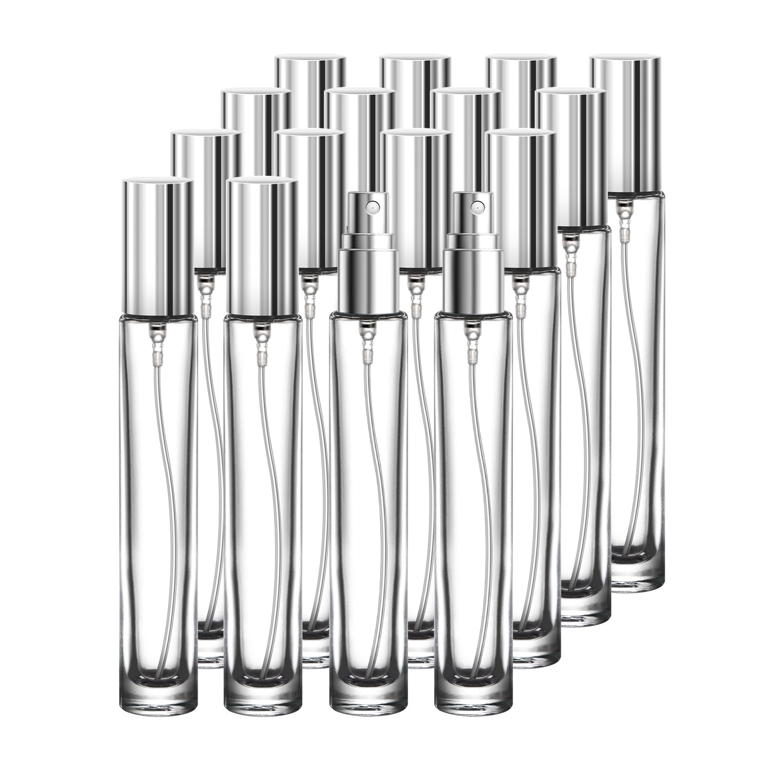 Glassfinity Travel Perfume Bottle Refillable, 16pcs 10ML Mini Perfume ...