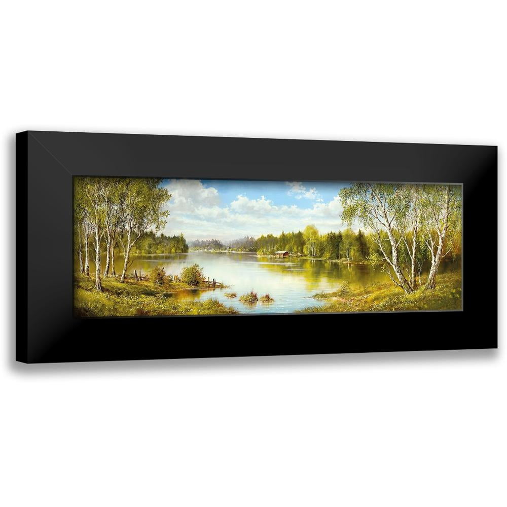 Glassl, Helmut 18x9 Black Modern Framed Museum Art Print Titled - LAKE ...