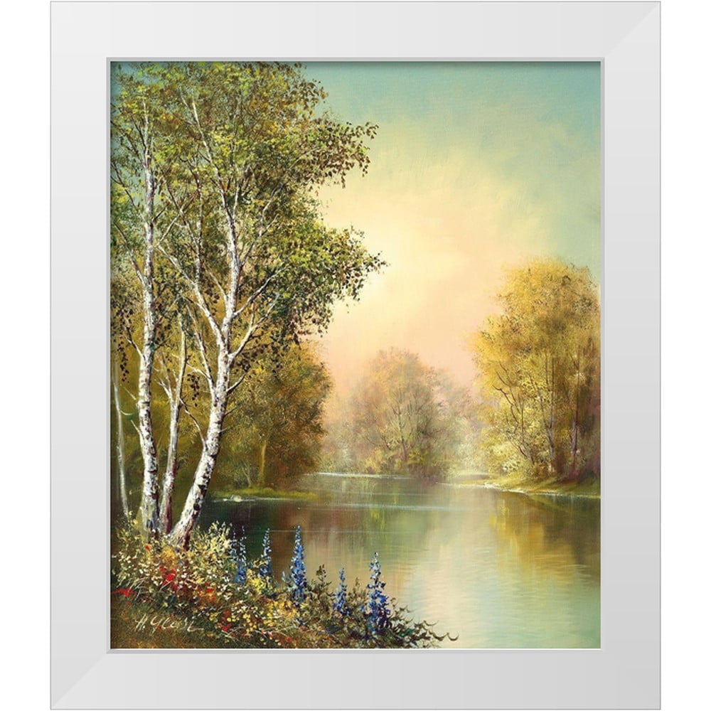 Glassl, Helmut 20x23 White Modern Wood Framed Museum Art Print Titled ...