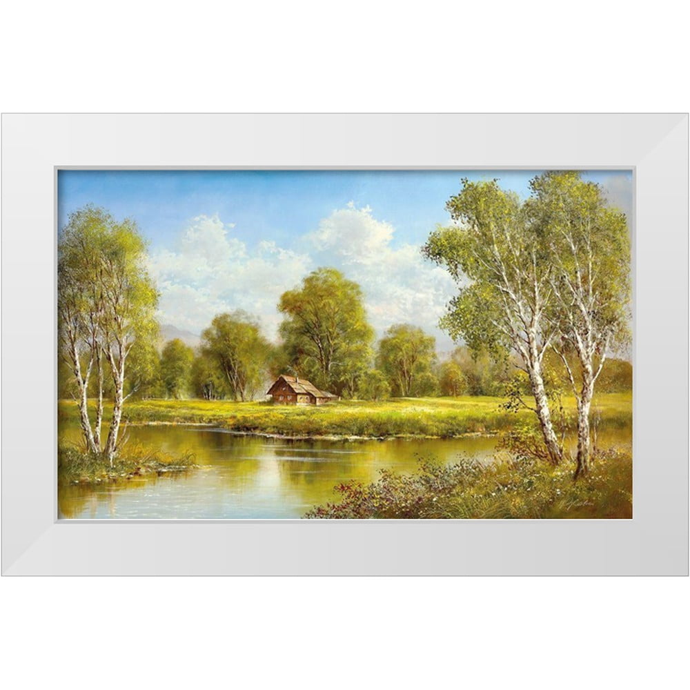 Glassl, Helmut 24x16 White Modern Wood Framed Museum Art Print Titled ...