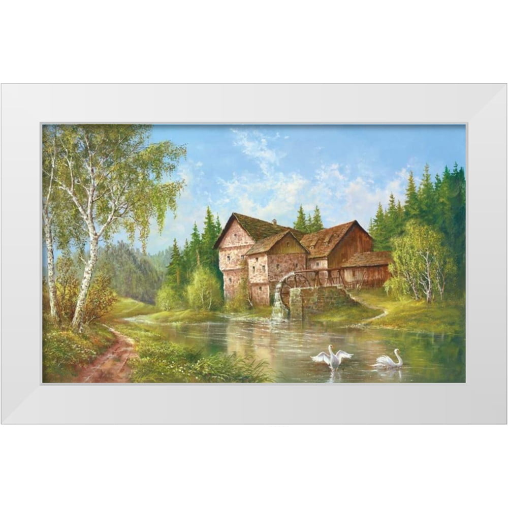 Glassl, Helmut 24x16 White Modern Wood Framed Museum Art Print Titled ...