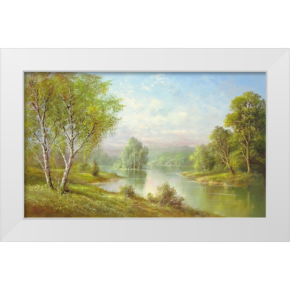 Glassl, Helmut 24x16 White Modern Wood Framed Museum Art Print Titled ...