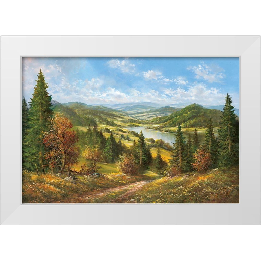 Glassl, Helmut 24x17 White Modern Wood Framed Museum Art Print Titled ...