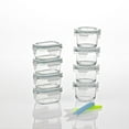Glasslock Homemade Baby Food BPA Free Glass Storage Containers 18 Piece ...