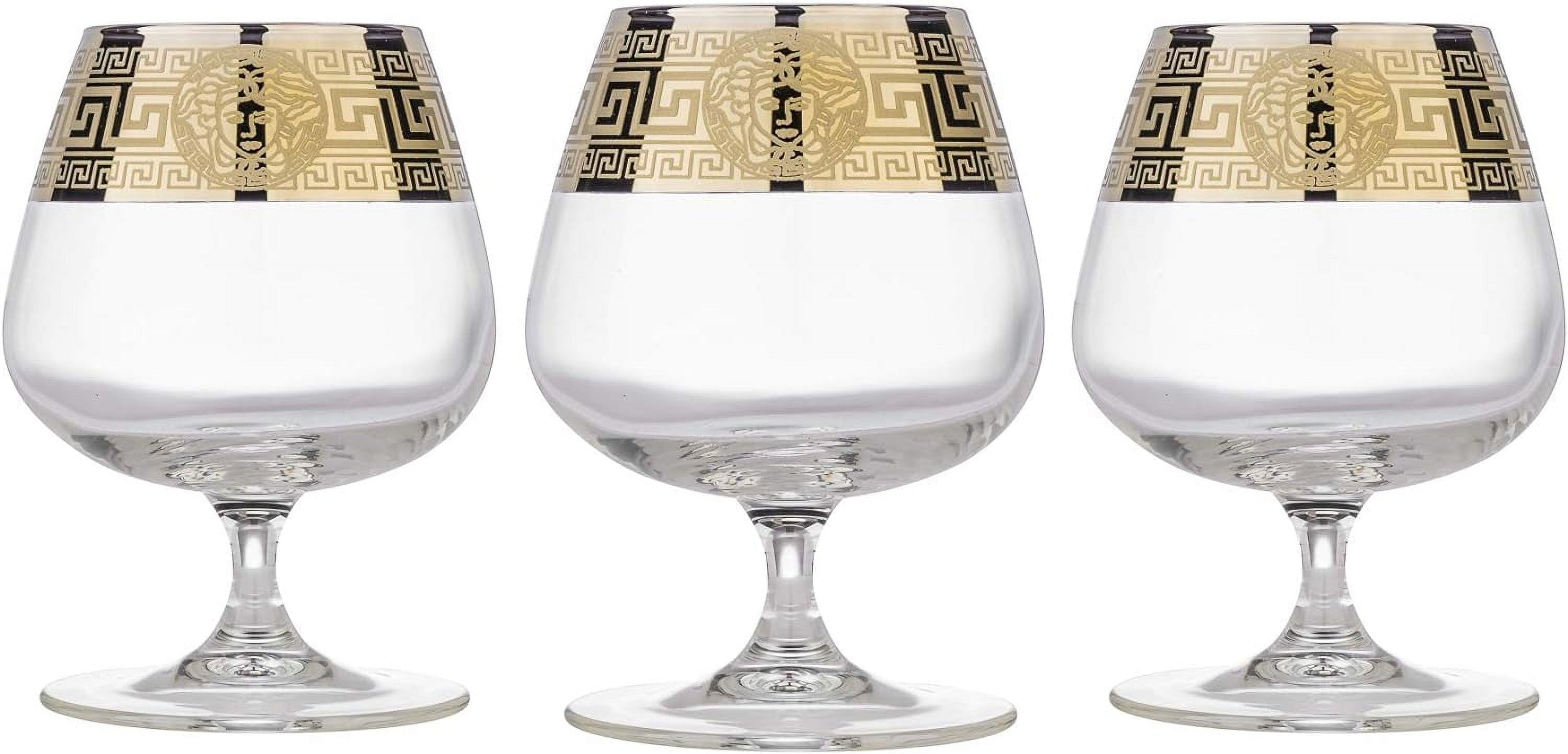 Glasstar 13.5-Ounces Brandy Snifter Glass Set, Elegant Glasses for Old ...