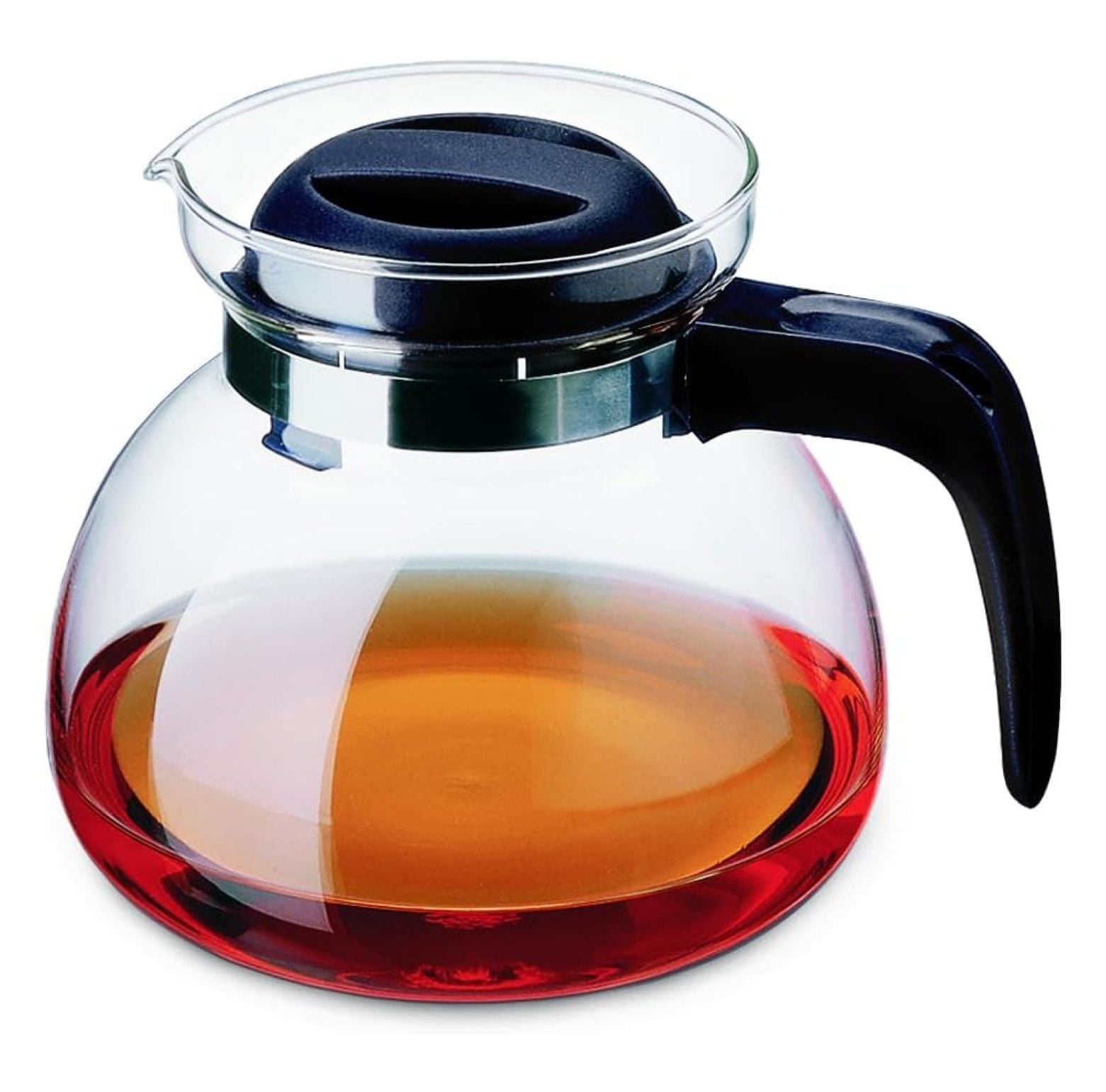 Glassware 2.5 Quart Glass Teapot | Short Spout, Stay Cool Plastic ...