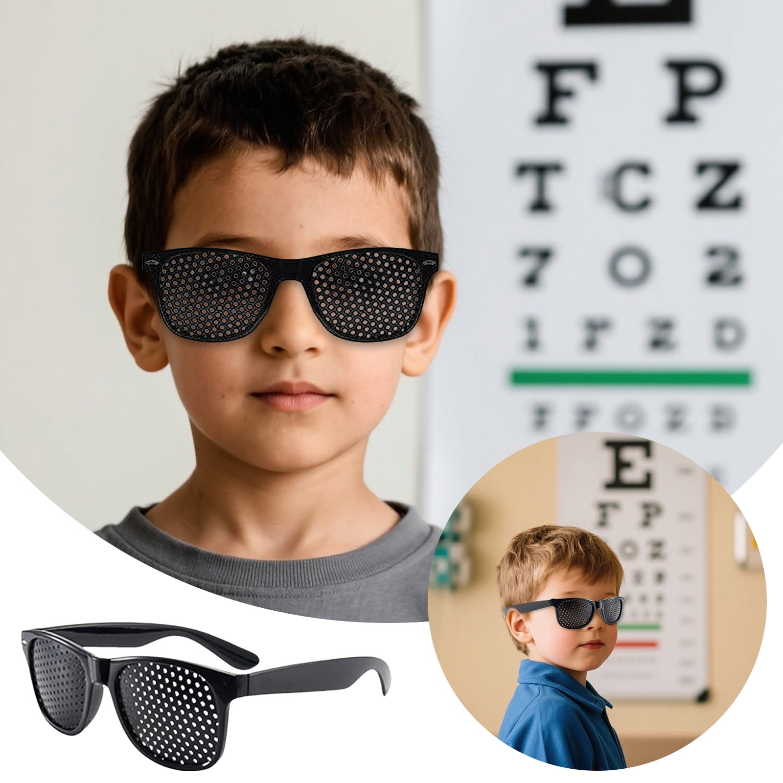 Glasswear Drinking Glasses 2Pcs Improvement Glasses with Holes Eyes ...