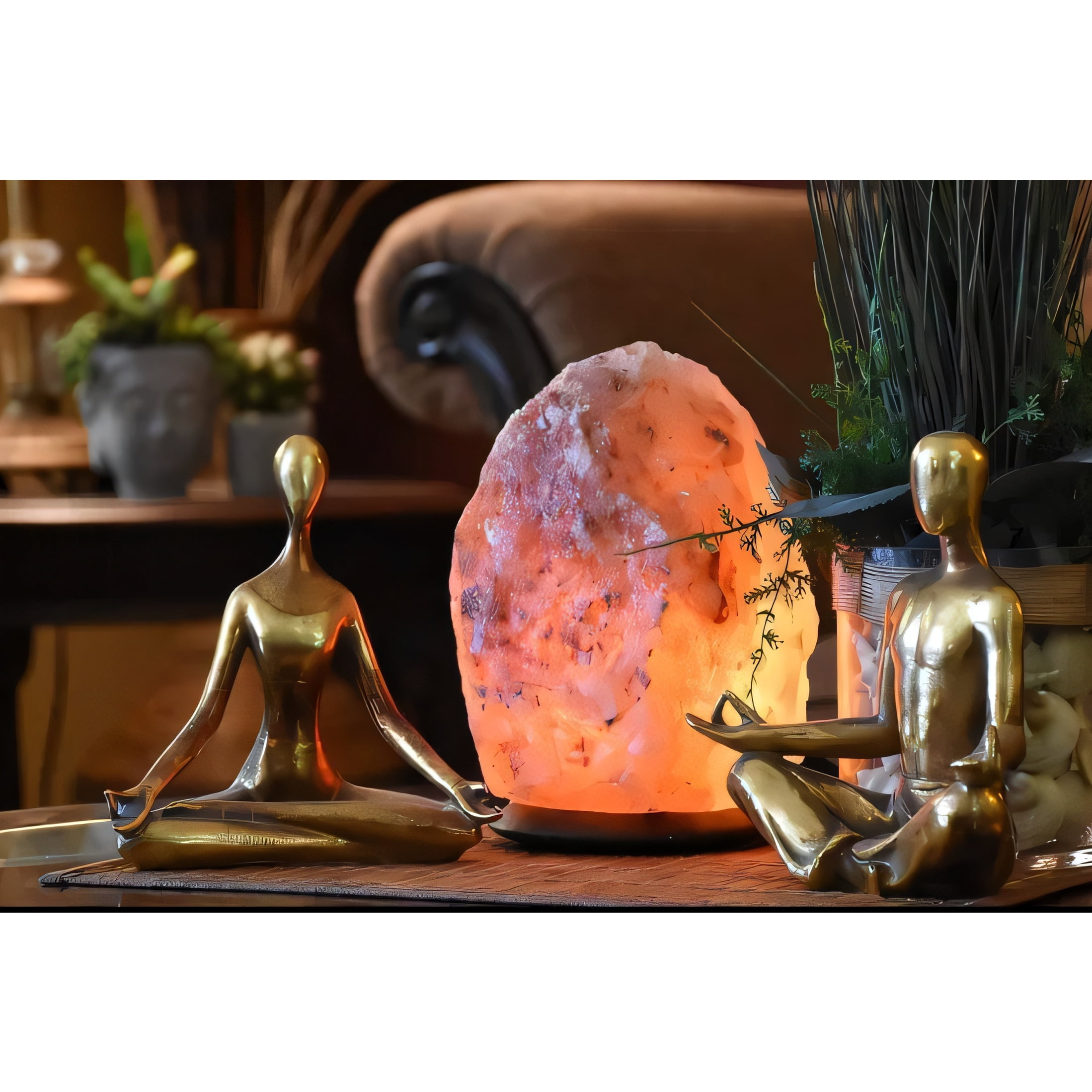 Glasswing Organics Large Pink Himalayan Salt Lamp |8-9lbs - Walmart.com