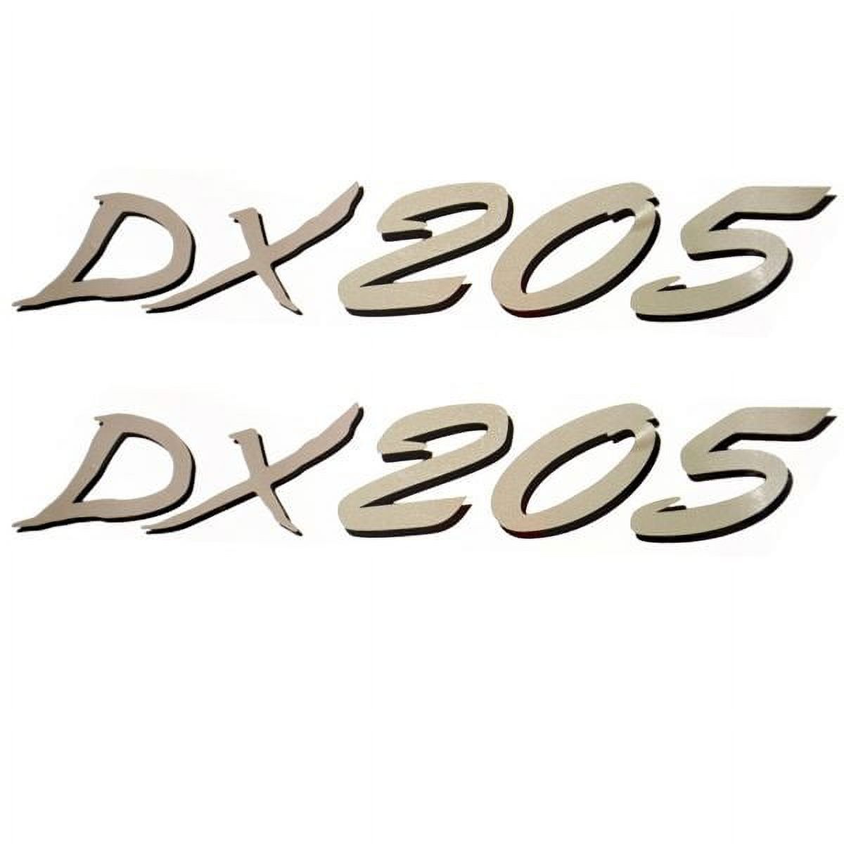 Glastron 05726501 DX 205 8 1/2 Inch Light Gold and Black Boat Decal ...