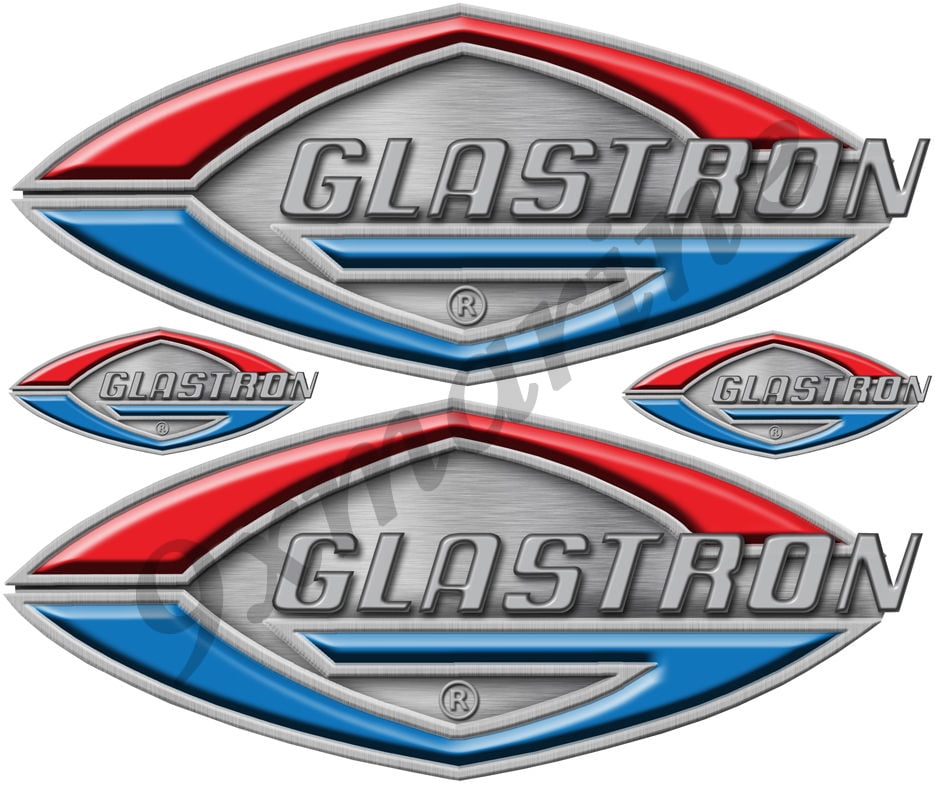 Glastron 4 Vintage Boat Stickers. Remastered stickers for boat ...