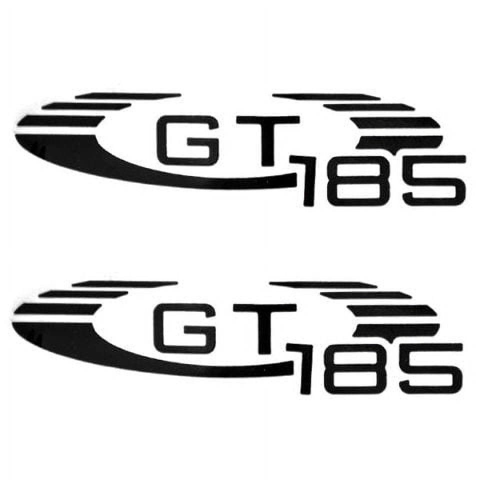 Glastron Boat Decal / Sticker 0573036 | GT 185 Black 5 1/4 Inch (Pair ...