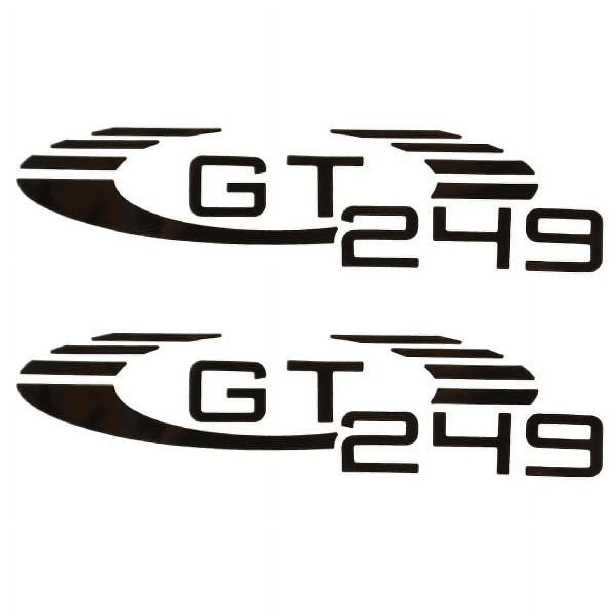 Glastron Boat Emblem Decal Sticker | GT 249 Black (Pair) - Walmart.com