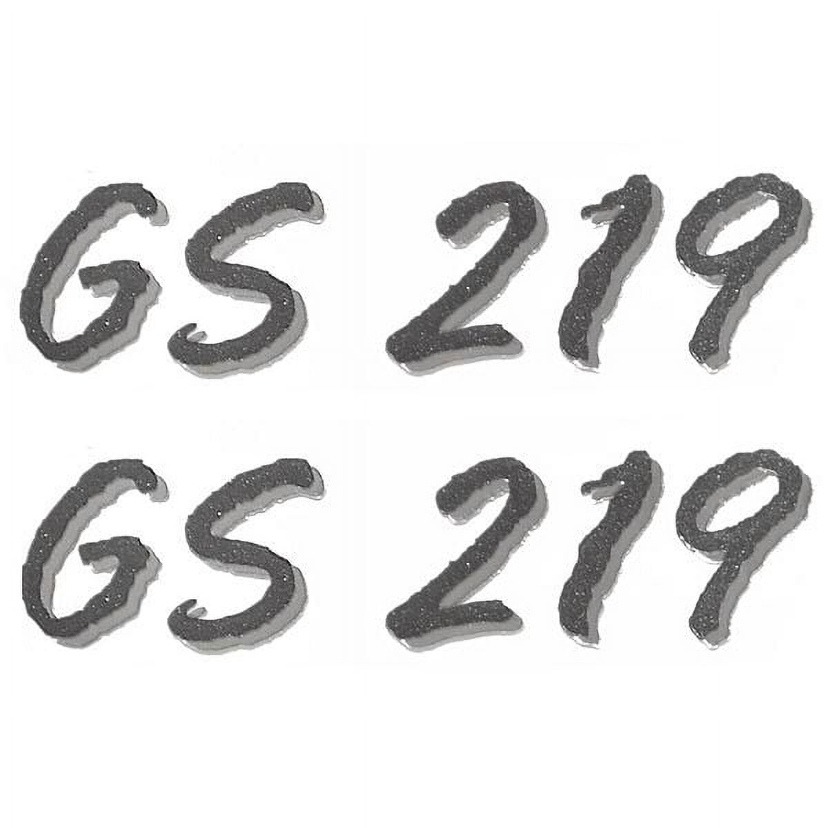 Glastron Boat Emblem Decal Stickers GS 219 | Gray (Pair) - Walmart.com