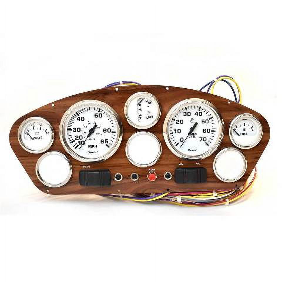 Glastron Boat Gauge Dash Panel 025-4553 | Woodgrain 16 x 6 3/4 Inch ...