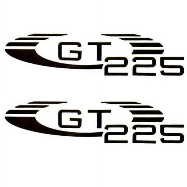 Glastron Boat Logo Decal | GT 225 Logo Black Stickers (Pair) - Walmart.com