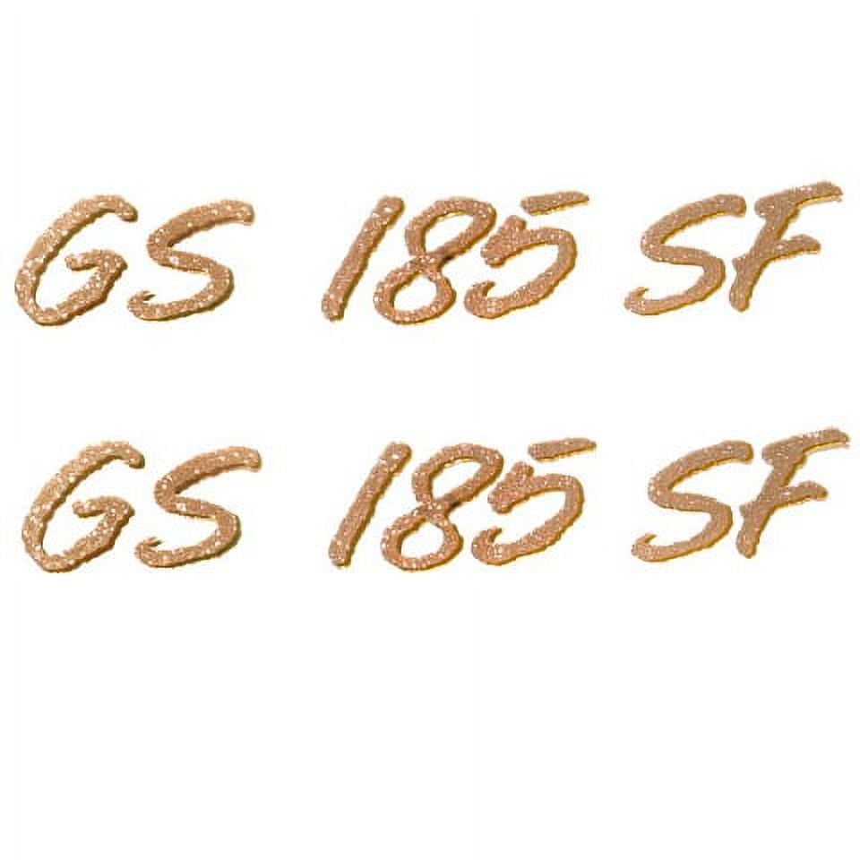 Glastron Boat Logo Decals 0572165 | GS 185 SF Gold Stickers (Pair ...