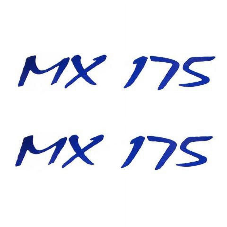 Glastron Boat Logo Decals 0572871 | MX 175 Blue Stickers (Pair ...