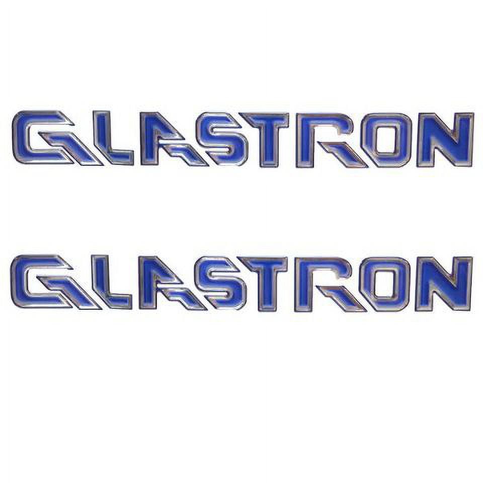 Glastron Marine Vinyl Boat Raised Decal 05726460 | 18 x 2 1/8 Inch Blue ...