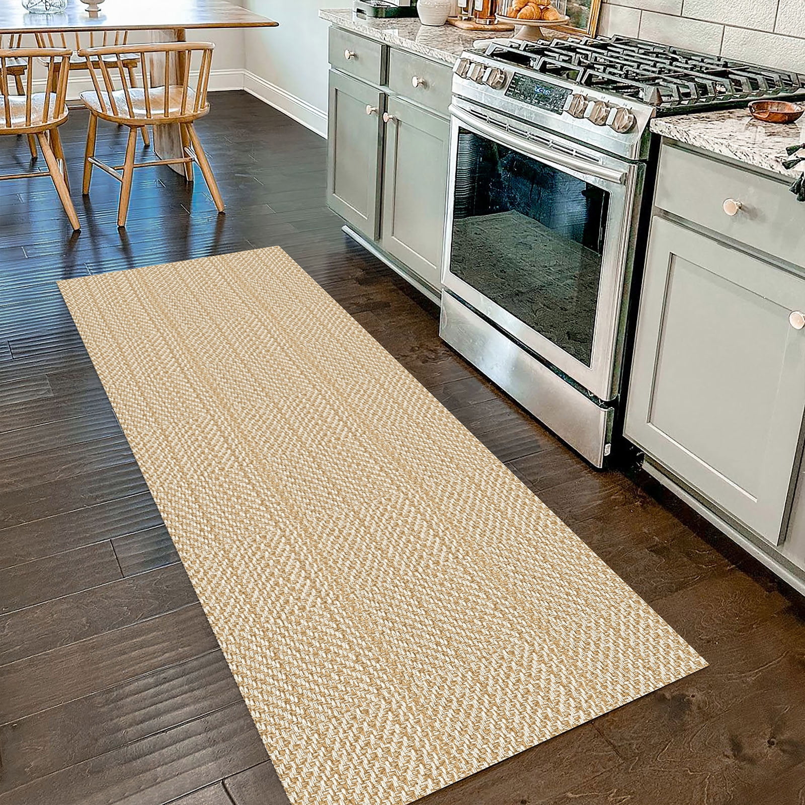 Glattice Runner Rug 2x7 Boho Washable Runner for Kitchen Cotton Rubber ...