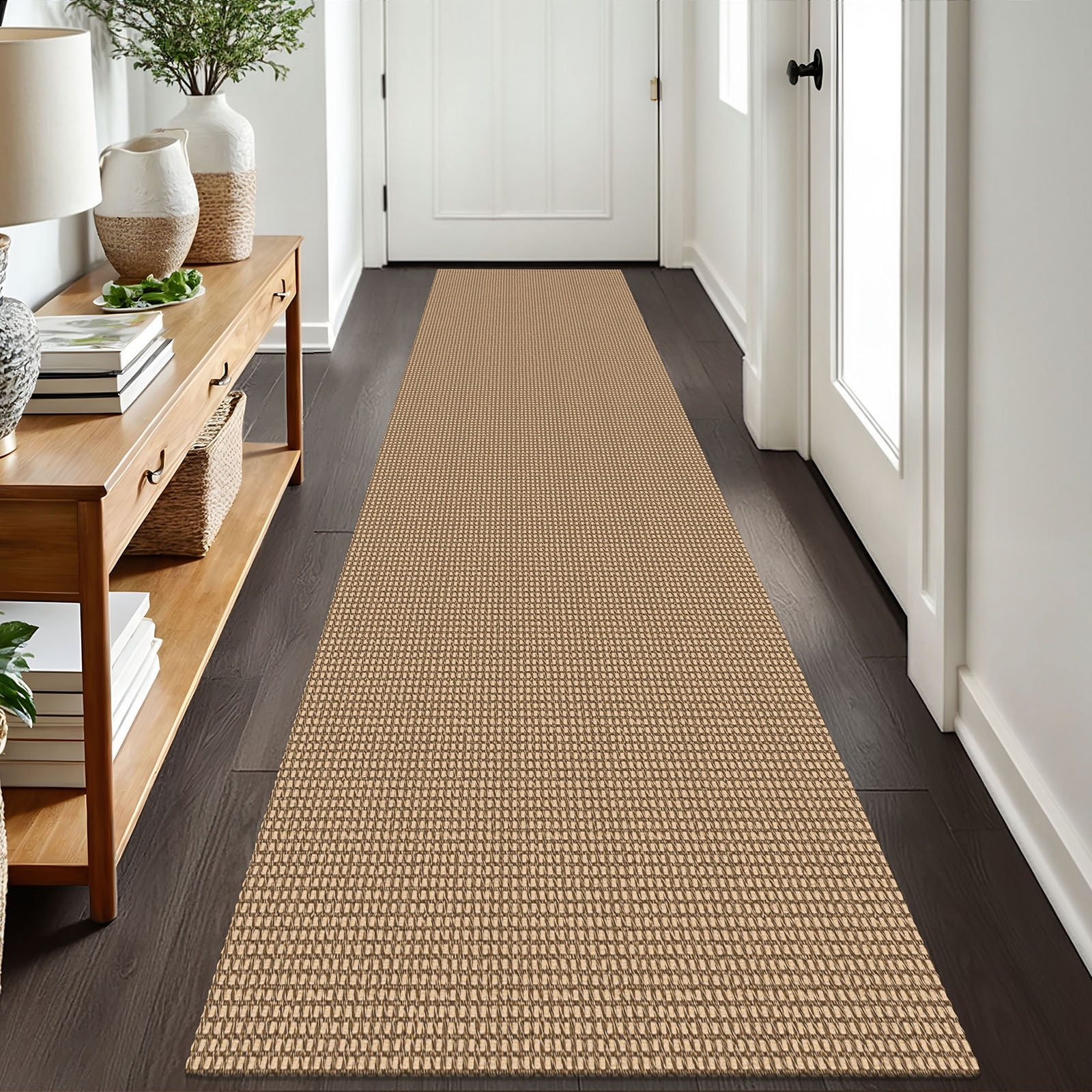 Glattice Carpet Runner 2x8 Ft Washable Runners for Hallways Cotton ...