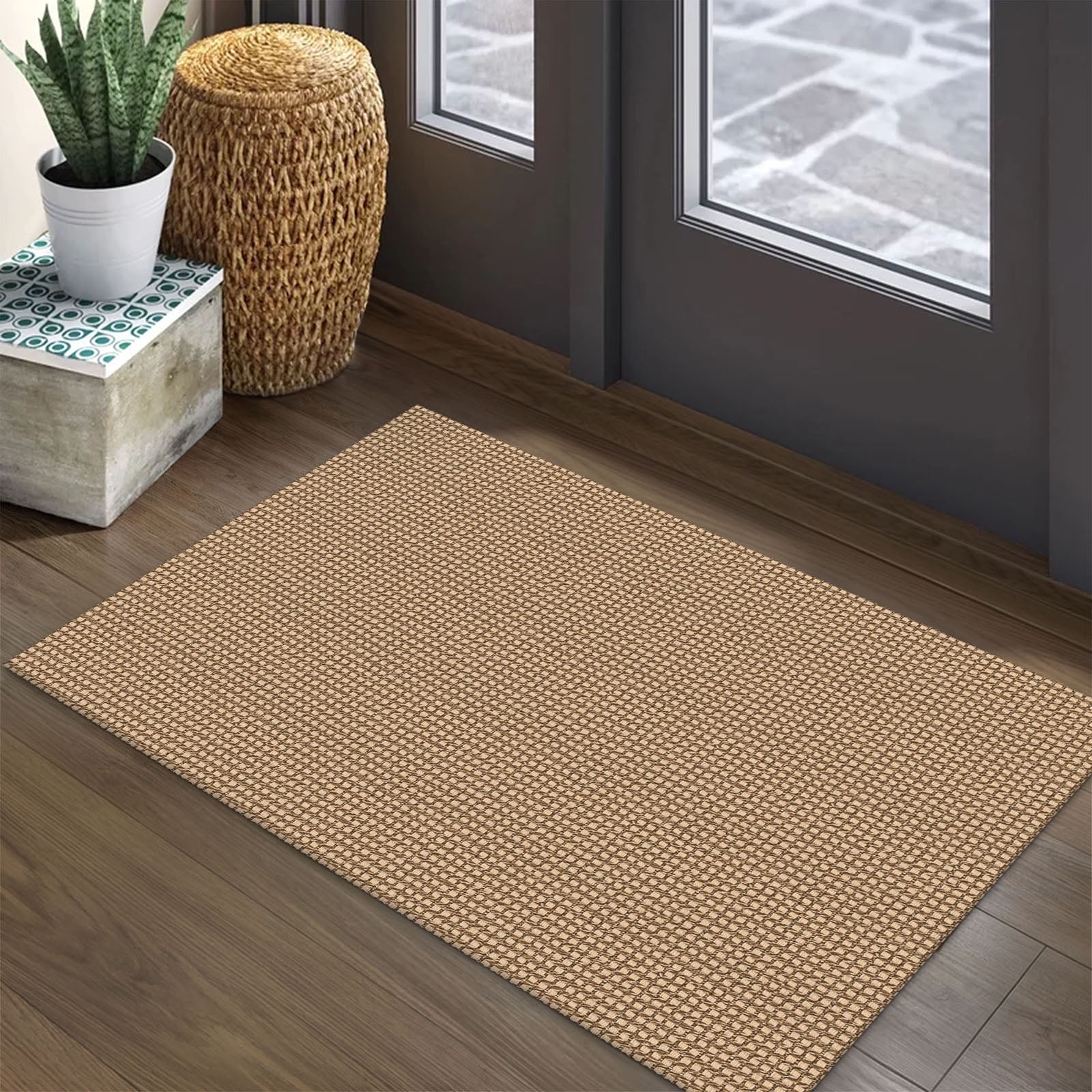 Glattice Throw Rugs with Rubber Backing 2x3 Small Area Rug Washable ...