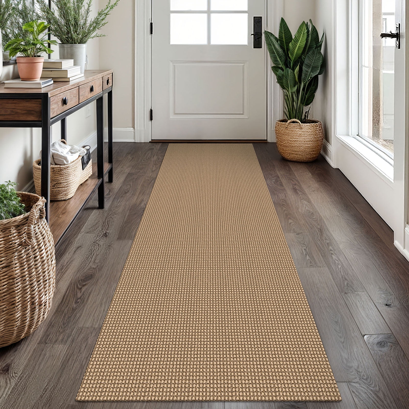 Glattice Runner Rug 2x7 Boho Washable Runner for Kitchen Cotton Rubber ...