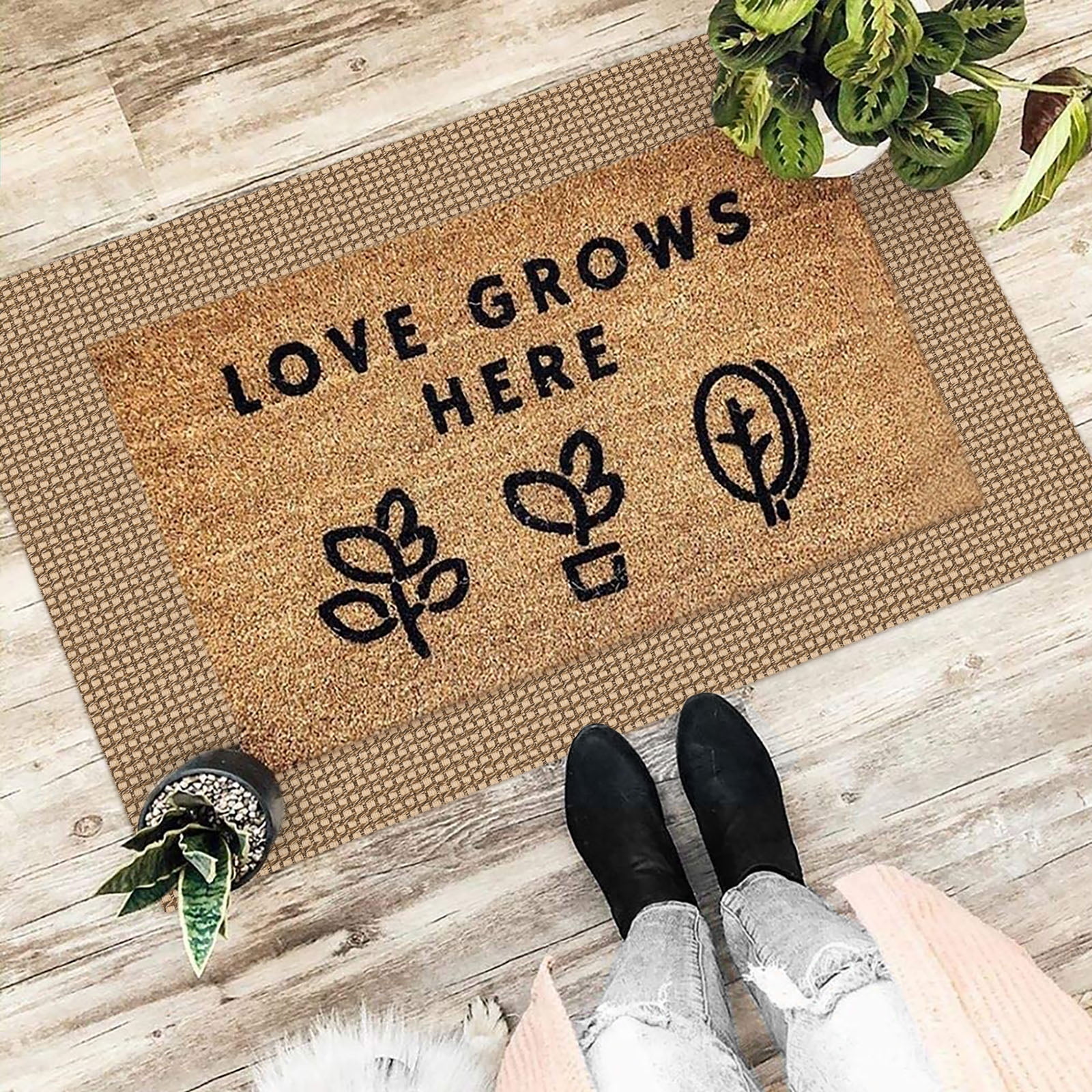 Glattice Runner Rug Washable Runner for Kitchen Cotton Rubber Backed ...