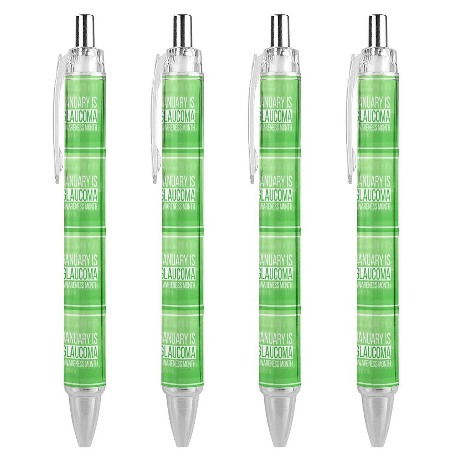Glaucoma Awareness Month Ballpoint Pen Retractable Pens Black Writing ...