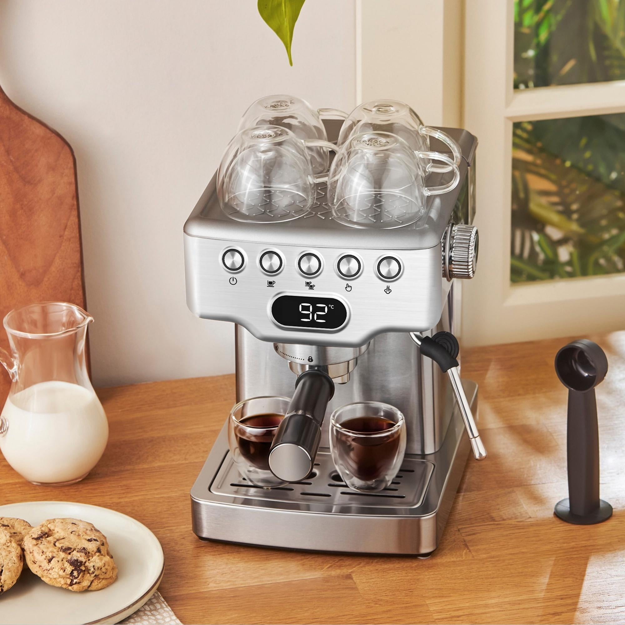 Glavbiku 20 Bar Espresso Machine,Coffee Maker with ESE POD Filter ...
