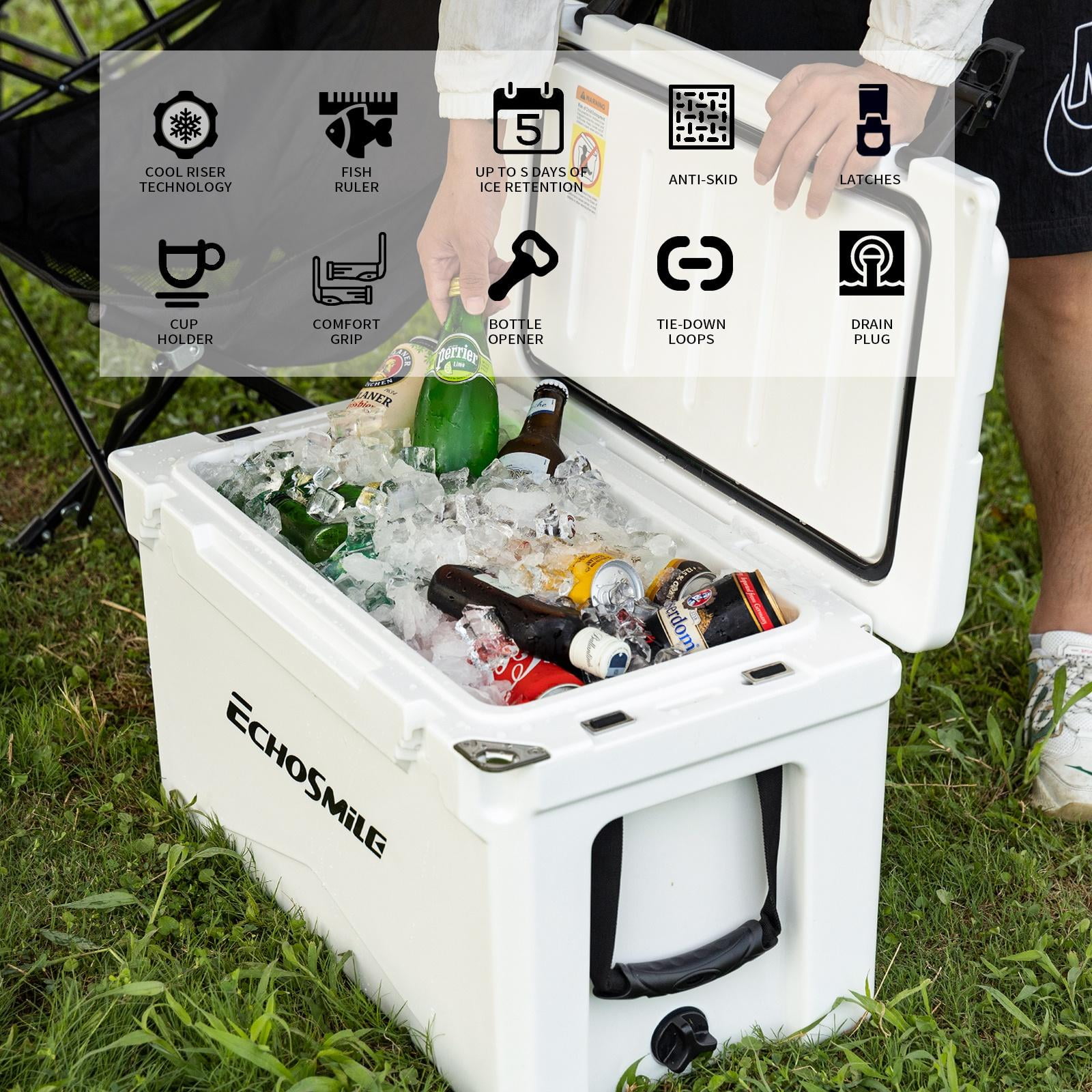 Glavbiku 40 Quart Protale Warming Box,Rotomolded Cooler,Ice Chest ...