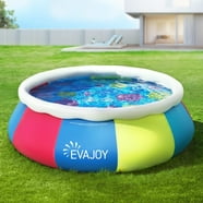 Summer Waves Elite 14' x 42" Premium Frame Above Ground Swimming Pool ...