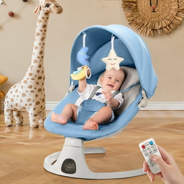 TEAYINGDE Baby Swing for Infants - APP Remote Bluetooth Control, 5 ...