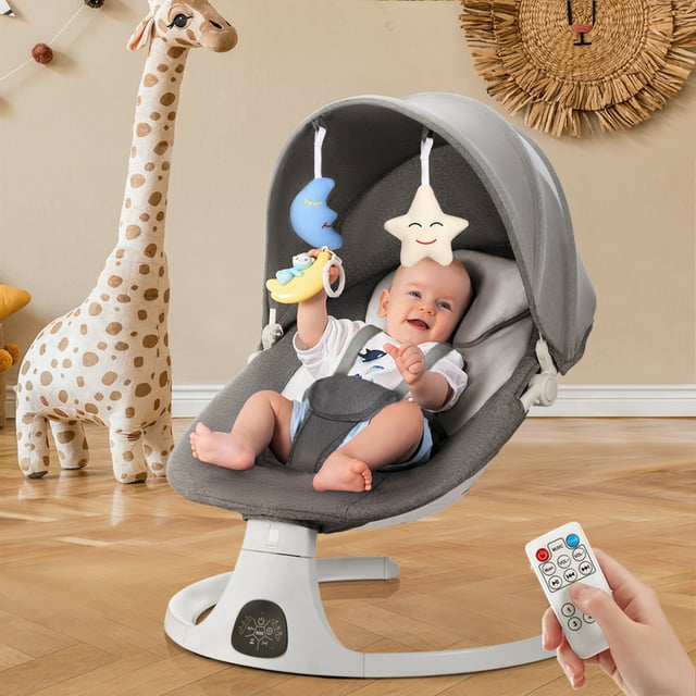 Glavbiku Intelligent Electric Baby Swing for Infant,Bouncer with ...
