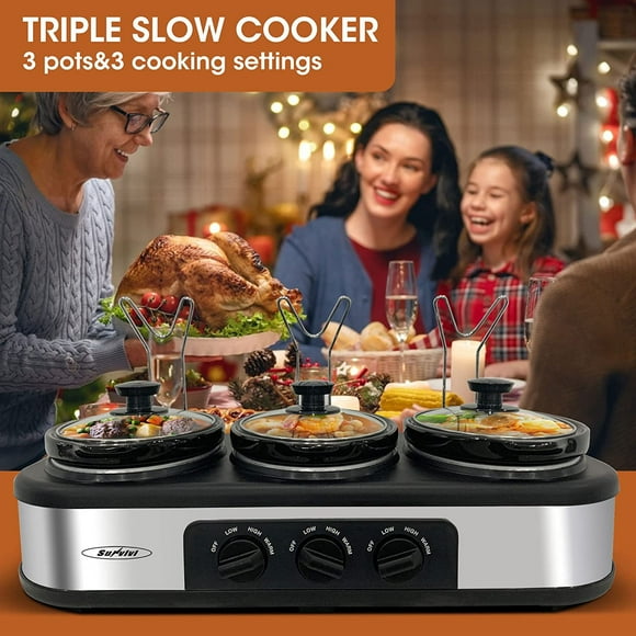 Triple Slow Cookers