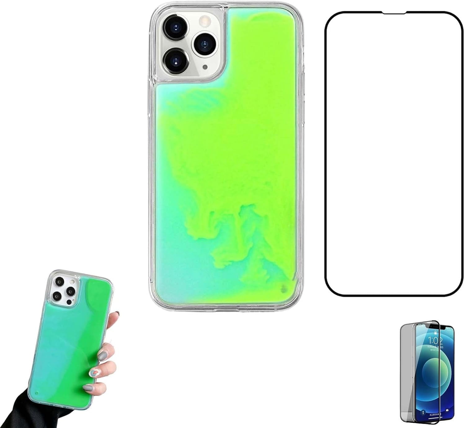 GlaveCase The Luminous for iPhone Case, Luxury Glow Fluorescent Case, Thin Slim Shockproof ...