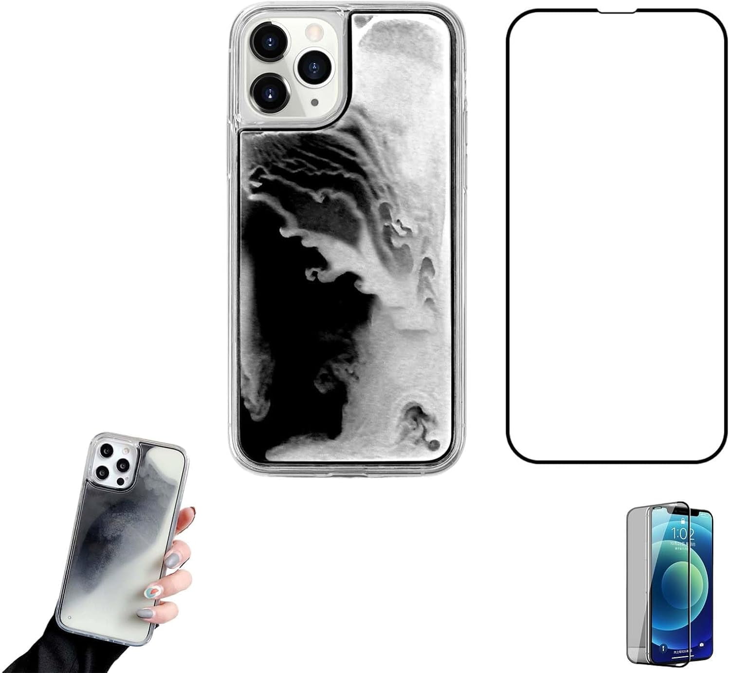 GlaveCase The Luminous for iPhone Case, Luxury Glow Fluorescent Case, Thin Slim Shockproof ...