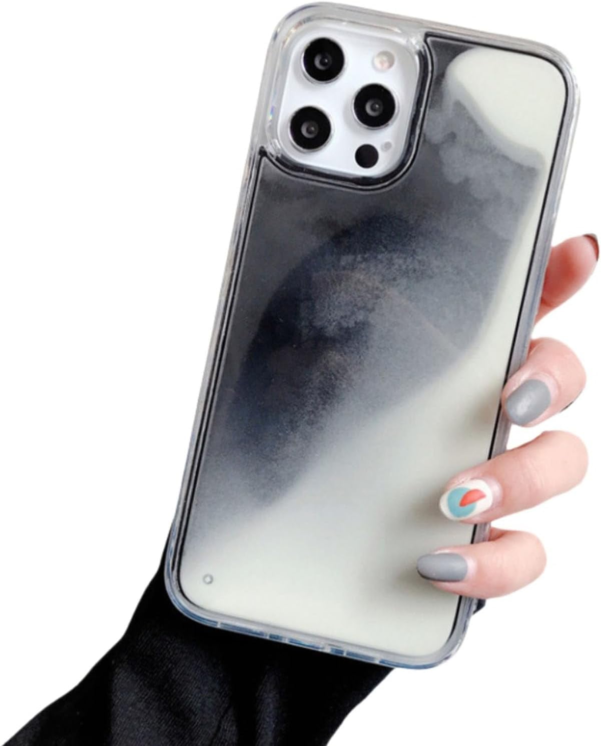 Glavecase-The Luminous for iPhone Case, Liquid Fluorescent Case, Fun Glow in The Darkness Moving ...