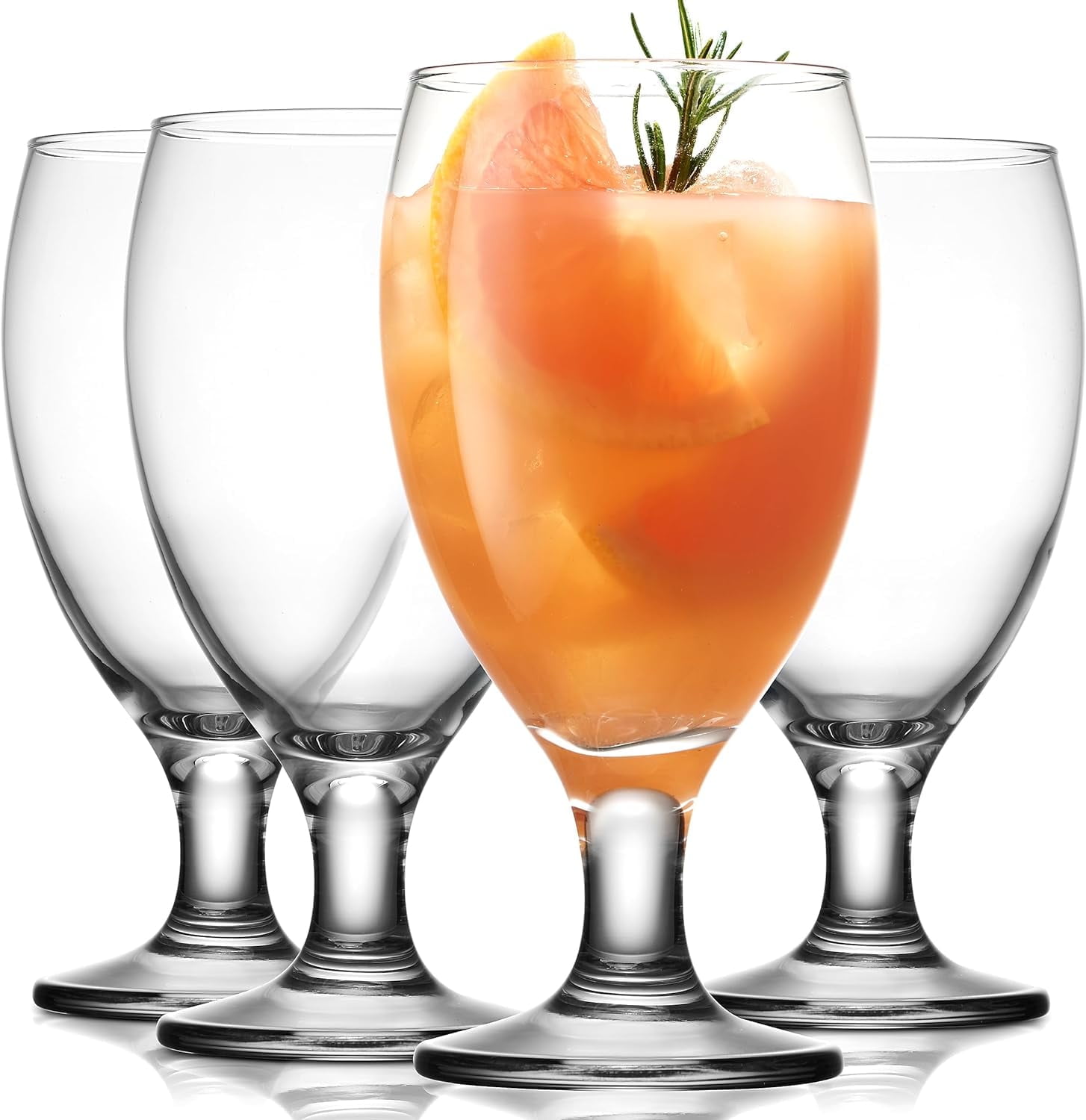 Glaver’s 20 Oz Turkish Glasses Set Cocktail Glass and Dinner Drinking ...