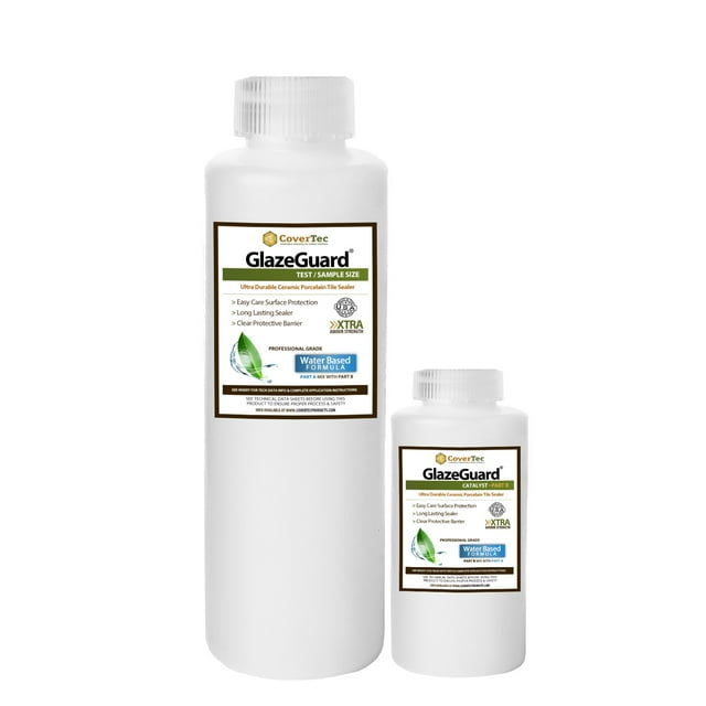 GlazeGuard Ceramic & Porcelain Tile Sealer - High Gloss, Wet Look ...
