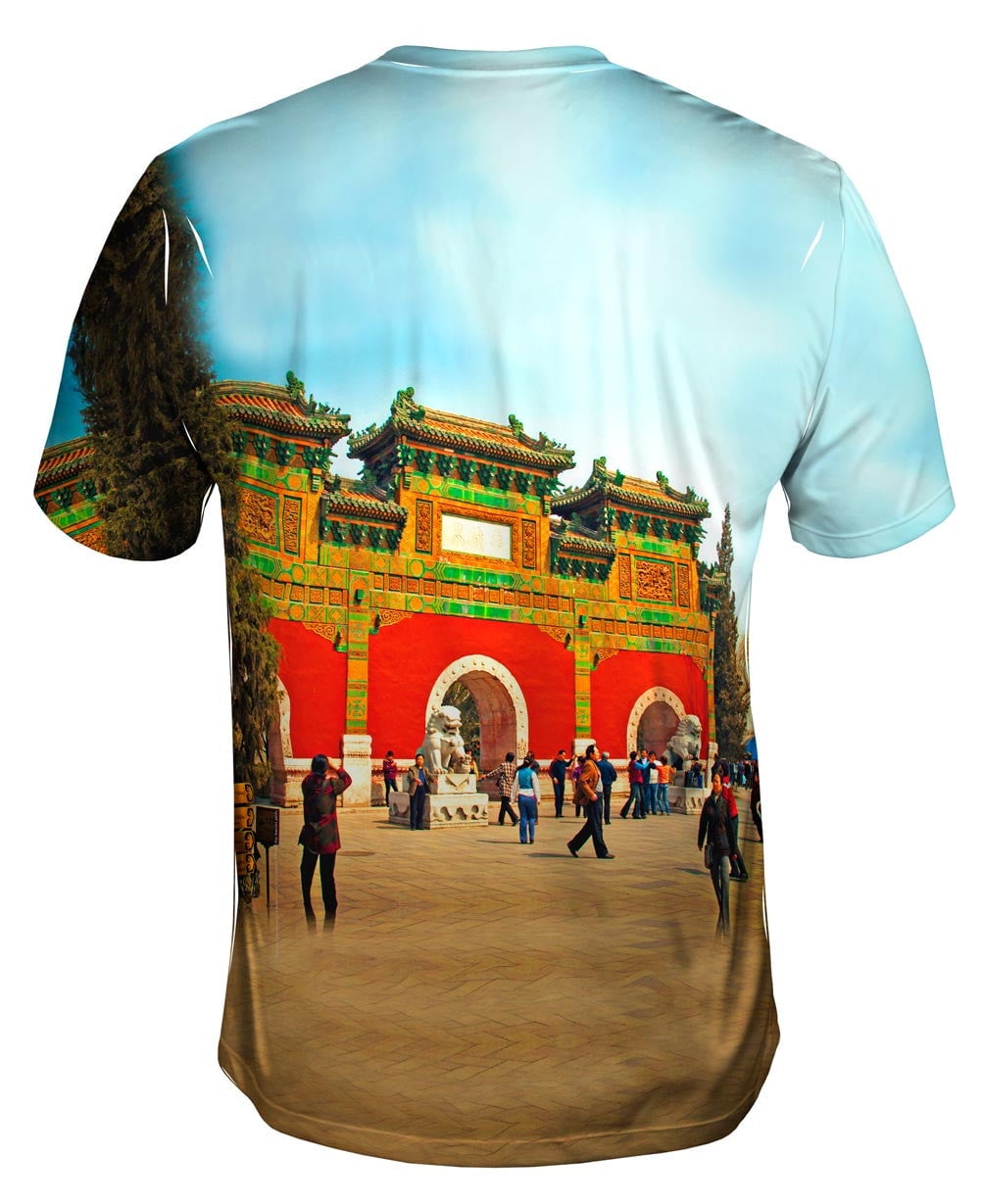 Glazed Tile Archway - Beihai - Park Mens T-Shirt All Over Print ...