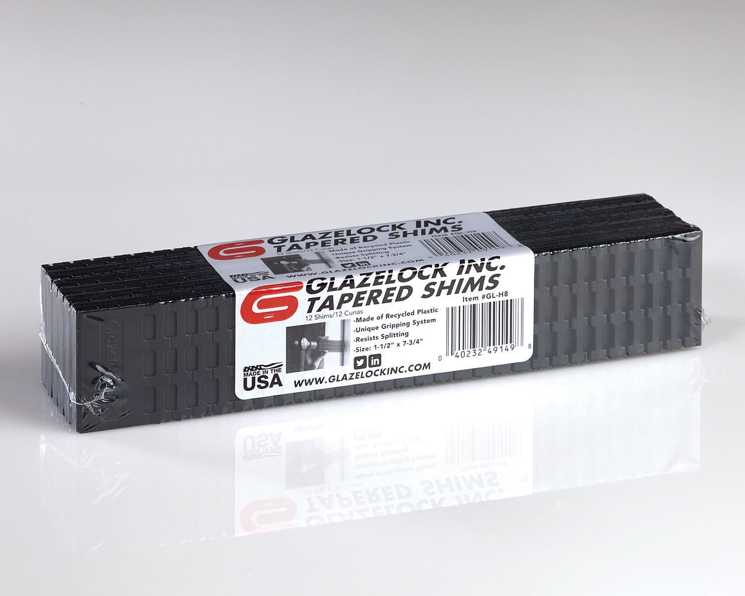 Glazelock 12 pack Plastic Tapered Shims - Walmart.com
