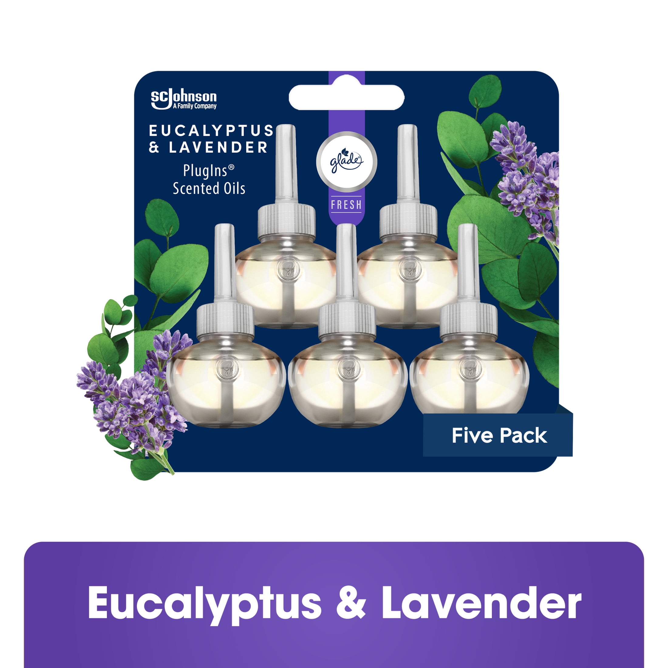 Glade® PlugIns® Scented Oil Air Freshener Refills, Eucalyptus ...