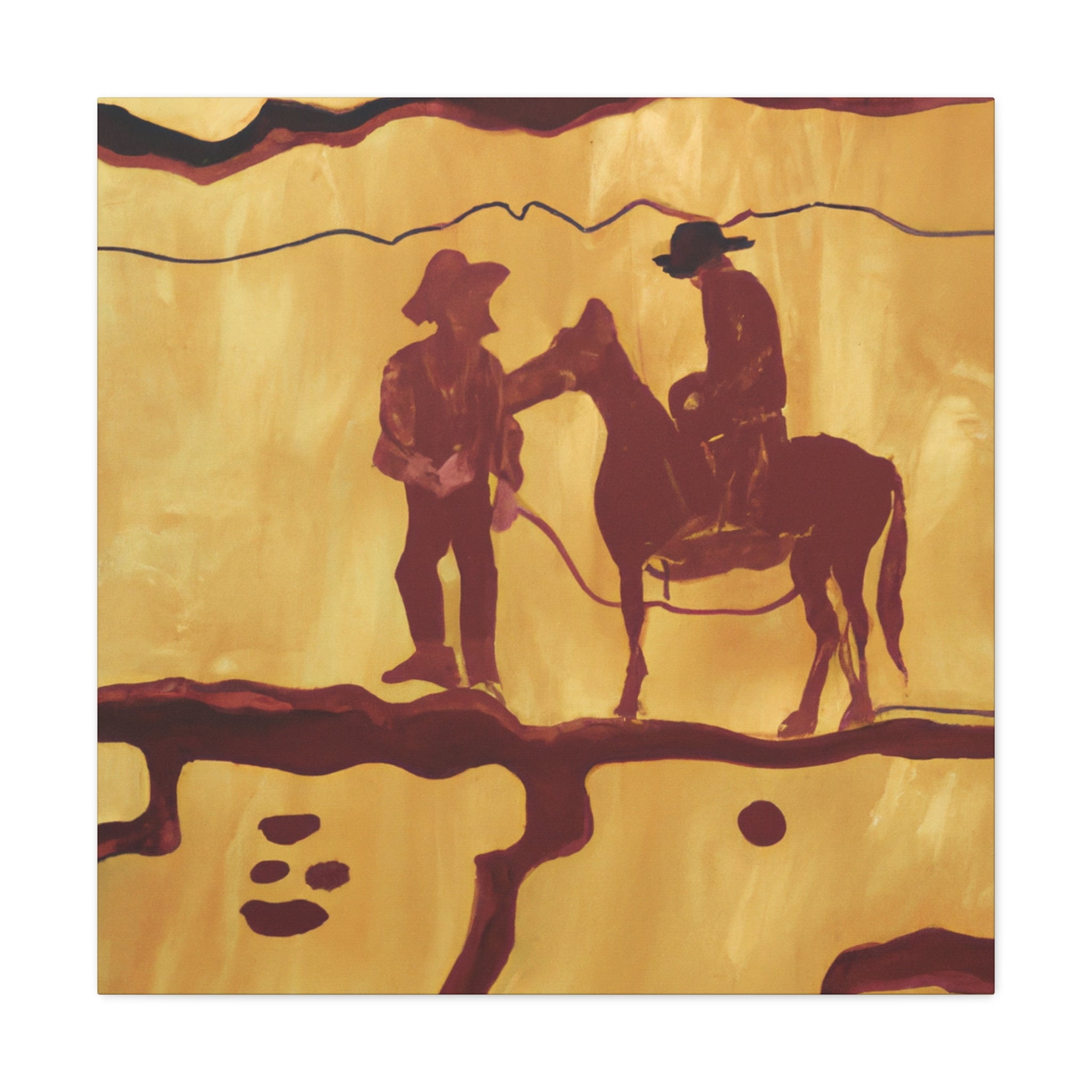 "Gleaming Gold Mine" - Canvas - Walmart.com