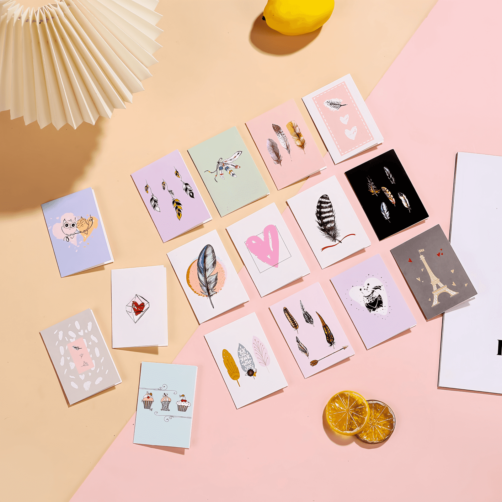 Gleaminglife Assorted Greeting Cards | 64-Pack | 16 Unique Birthday ...